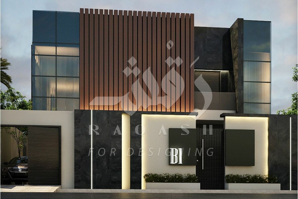 مشاريعنا في تصميم الواجهات المعمارية - raqash.com