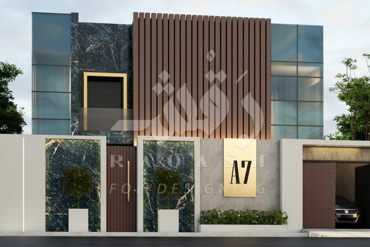 مشاريعنا في تصميم الواجهات المعمارية - raqash.com