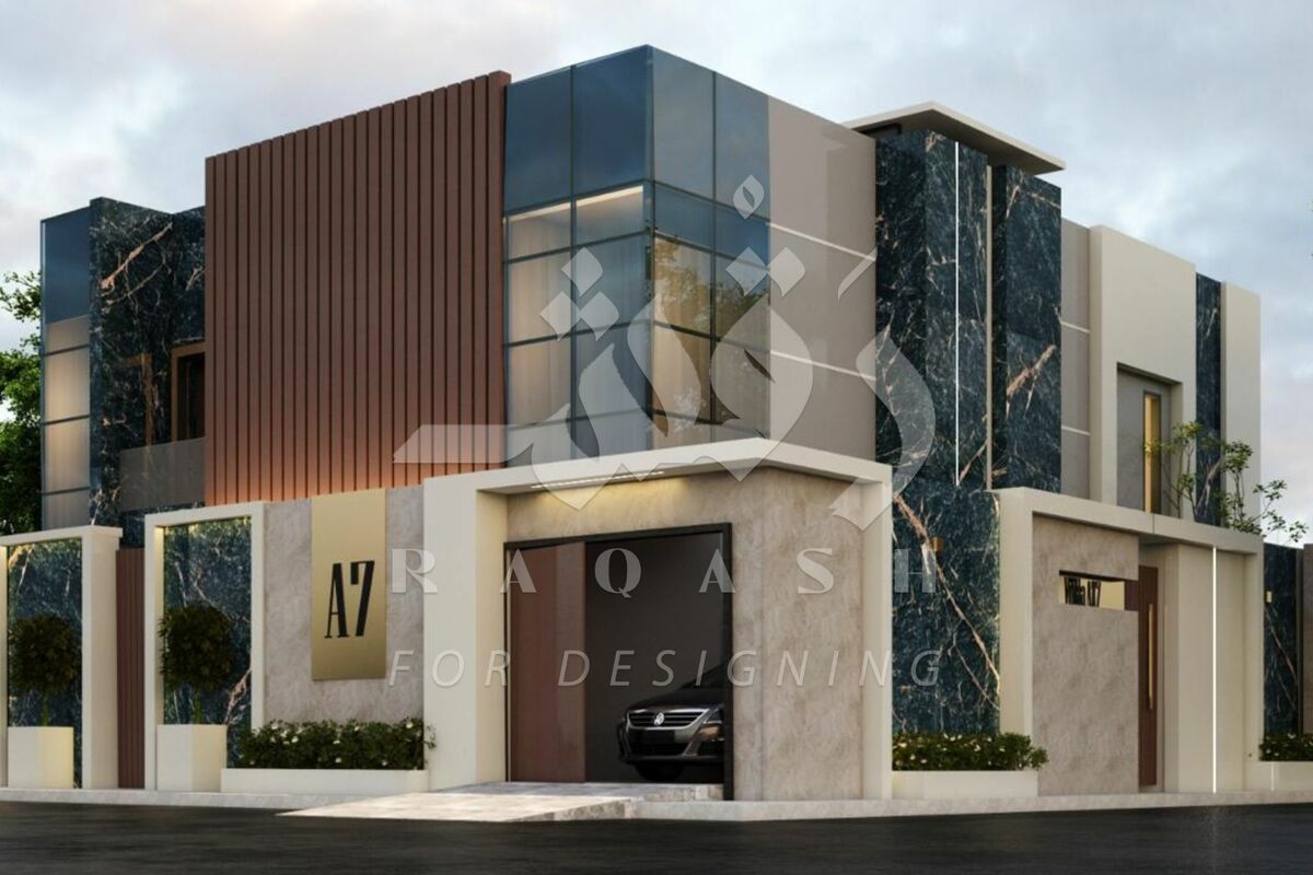 مشاريعنا في تصميم الواجهات المعمارية - raqash.com