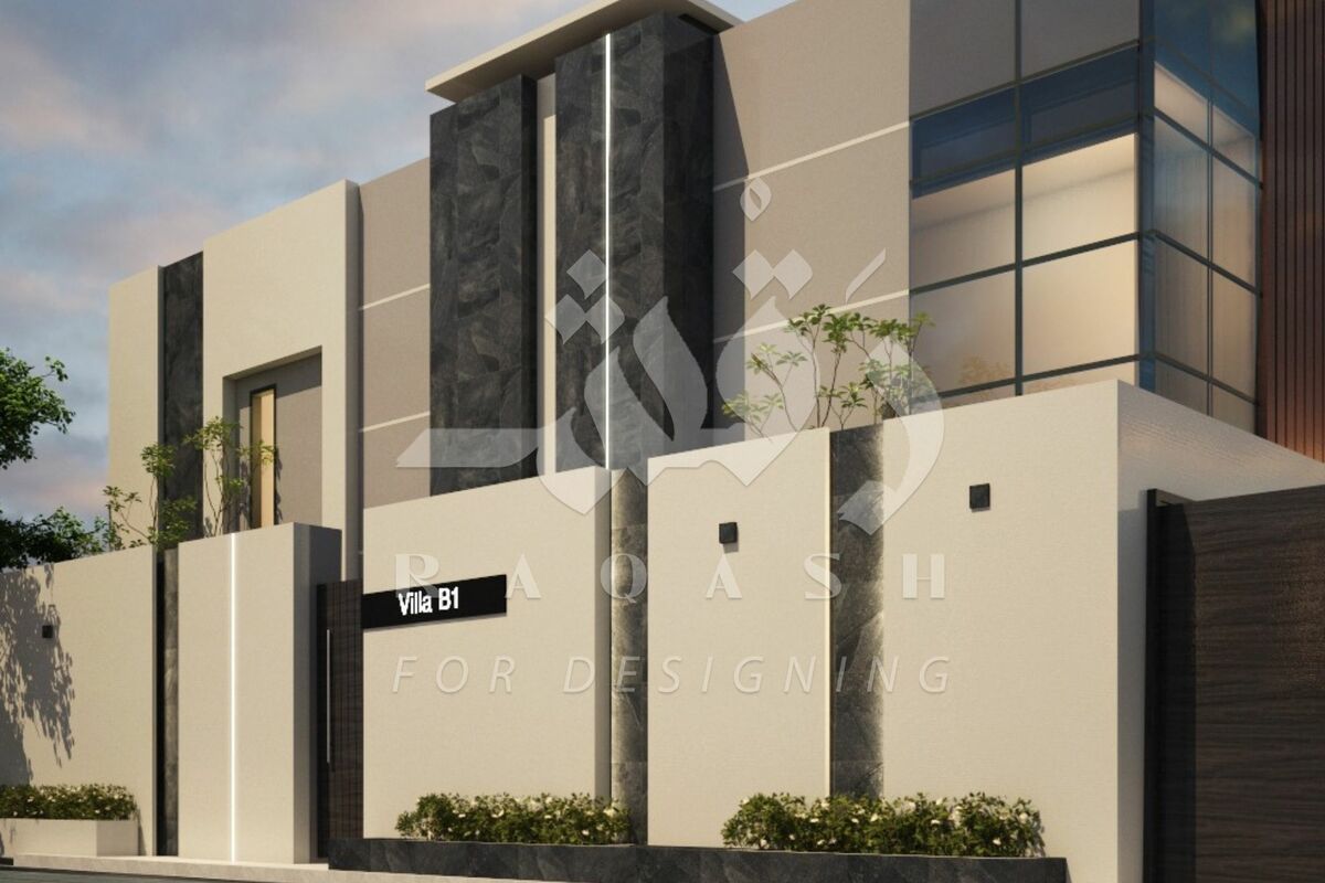 مشاريعنا في تصميم الواجهات المعمارية - raqash.com