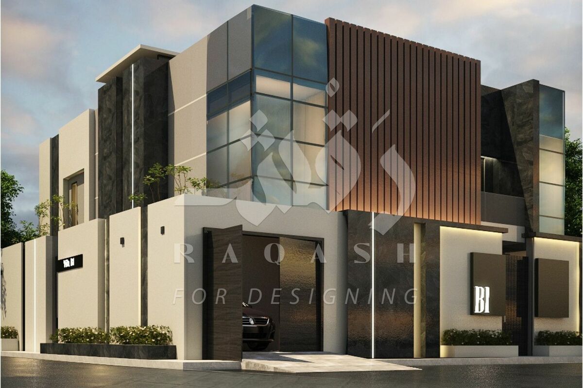 مشاريعنا في تصميم الواجهات المعمارية - raqash.com