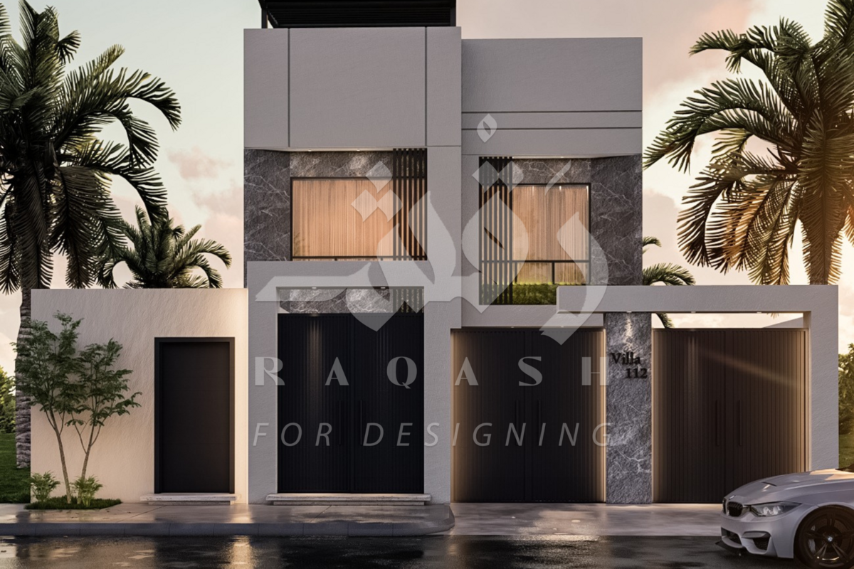 مشاريعنا في تصميم الواجهات المعمارية - raqash.com