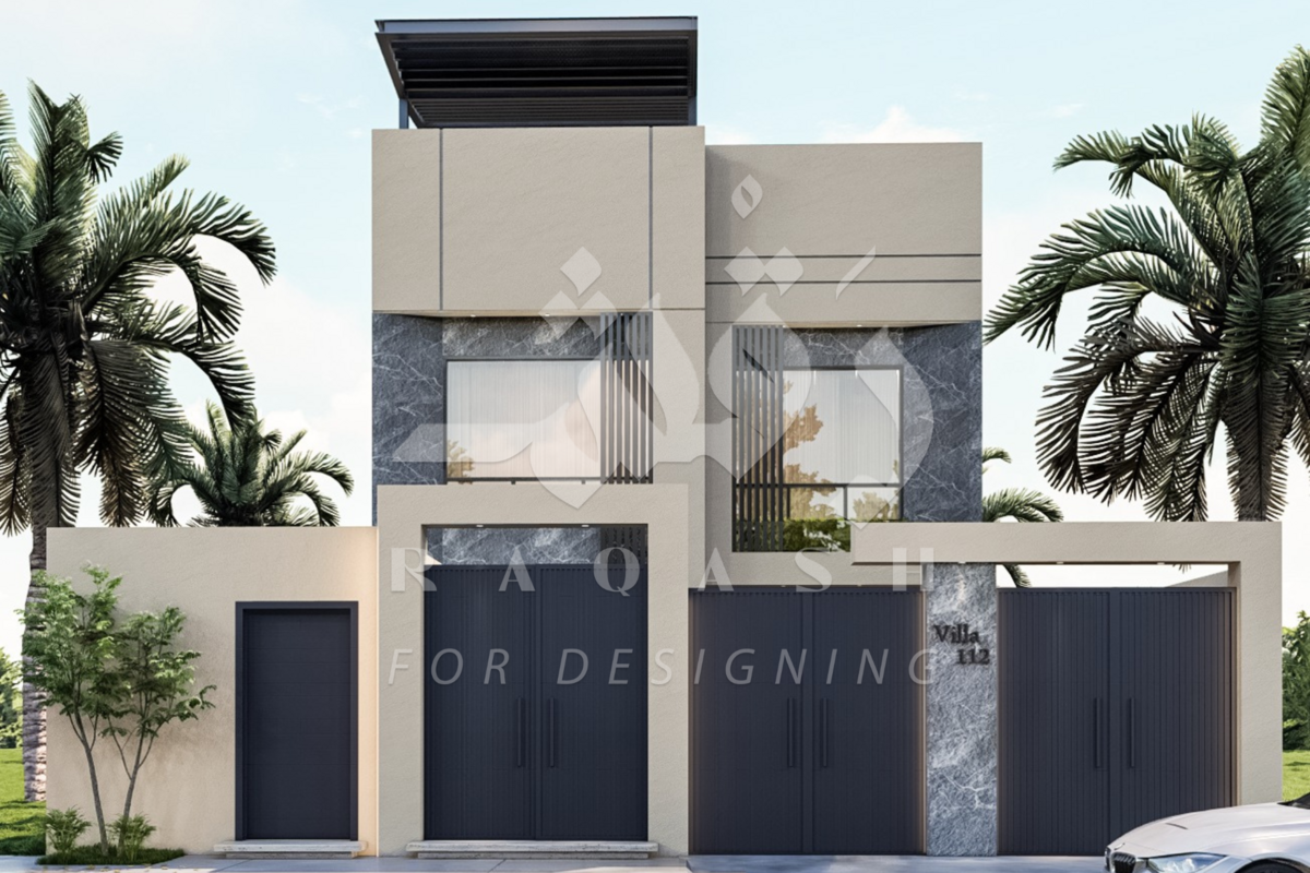 مشاريعنا في تصميم الواجهات المعمارية - raqash.com